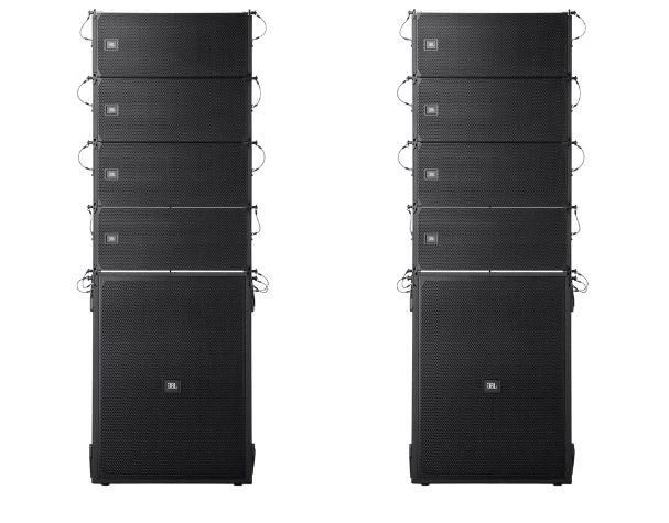 JBL BRX300 Powered Line Array Ground Stack System w/ 2 x Accessory Kit ...