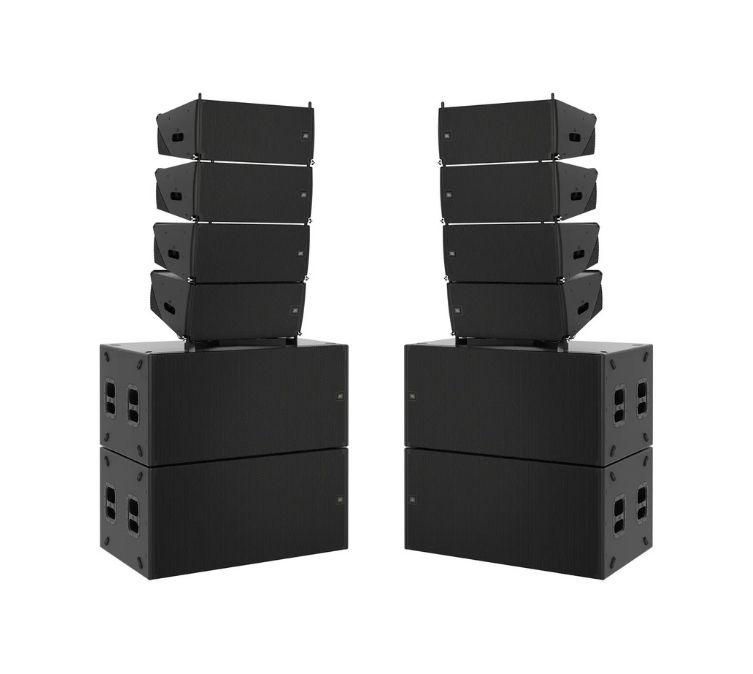 JBL SRX900 Powered Line Array SRX910 Ground Stack System (4 Tops, 2 Su ...