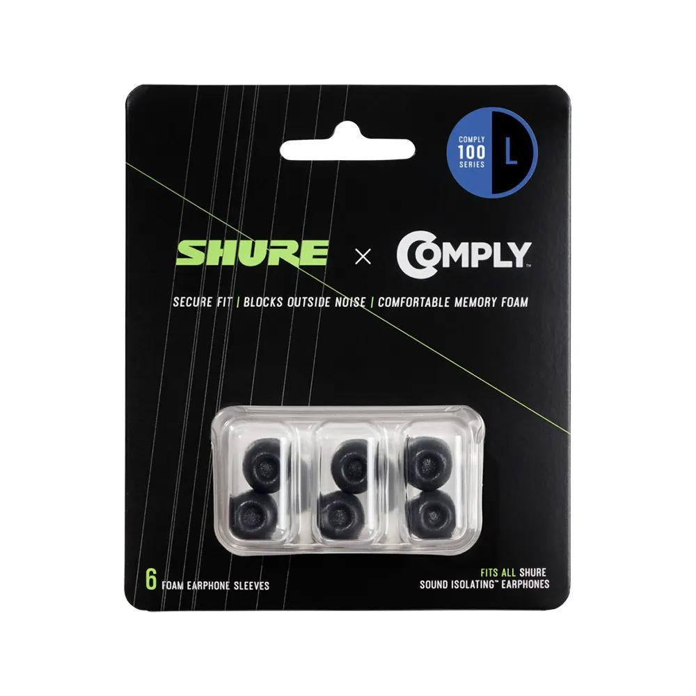 Shure X Comply Foam Ear Tips for Shure SE series (Large, 6 pcs ...