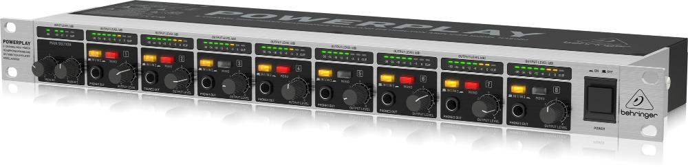 Behringer Powerplay Pro-8 HA8000 V2 8 Channel Headphone Mixing And Dis ...