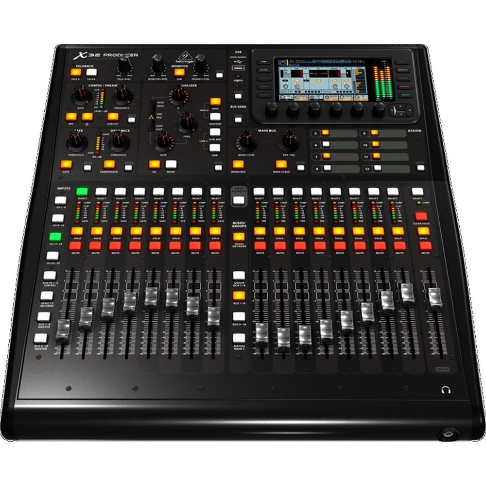 Behringer X32 Producer Digital Mixer Rack Mount 40 Input 25 Bus 17 Mot ...